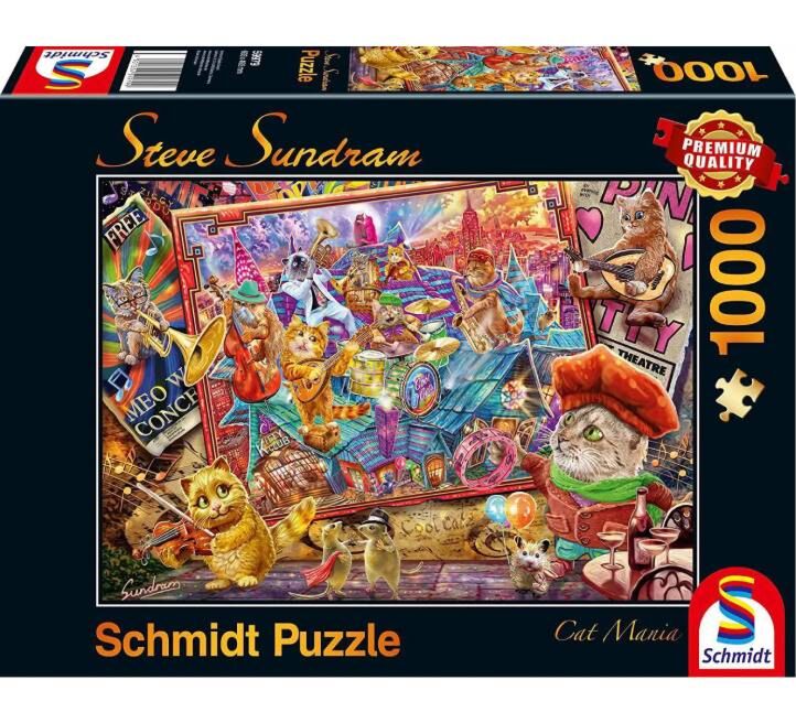 SCHMIDT SLAGALICA PUZZLE 1000 PCS STEVE SUBDRAM 59979
