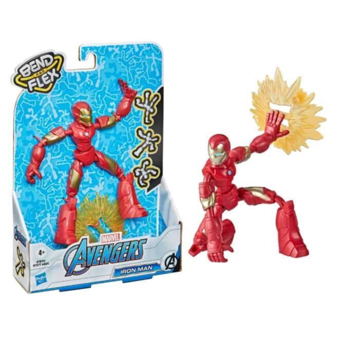 MARVEL AVENGERS BEND AND FLEX FIGURA IRON MAN