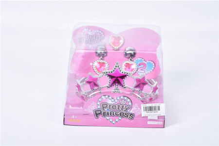 Pretty Princess set - kruna, minđuše i prsten ( 473429 )