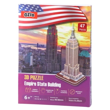 Ozzo 3d puzzle 3d slagalica empajer stejt bilding 47k ( 882418 )
