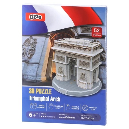Ozzo 3d puzzle 3d slagalica trijumfalna kapija 52k ( 882430 )