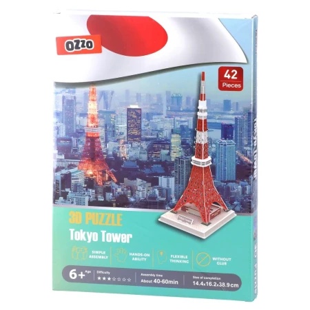 Ozzo 3d puzzle 3d slagalica tokijski toranj 42k ( 882422 )