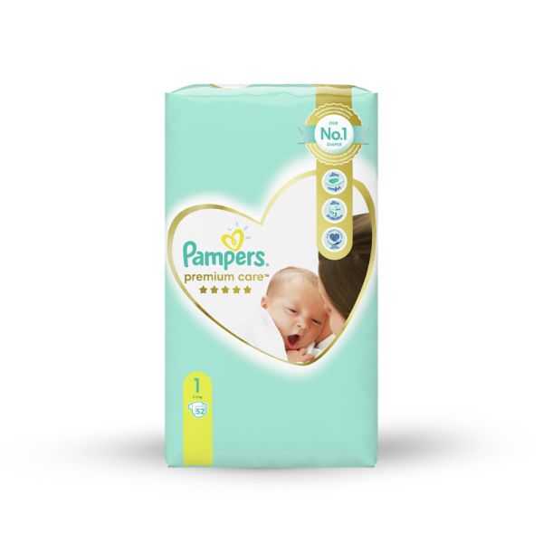 PAMPERS, PELENE PREMIUM CARE VP1, 50 KOMADA