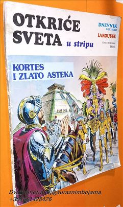 Otkriće sveta u stripu 6 Kortes i zlato Astek