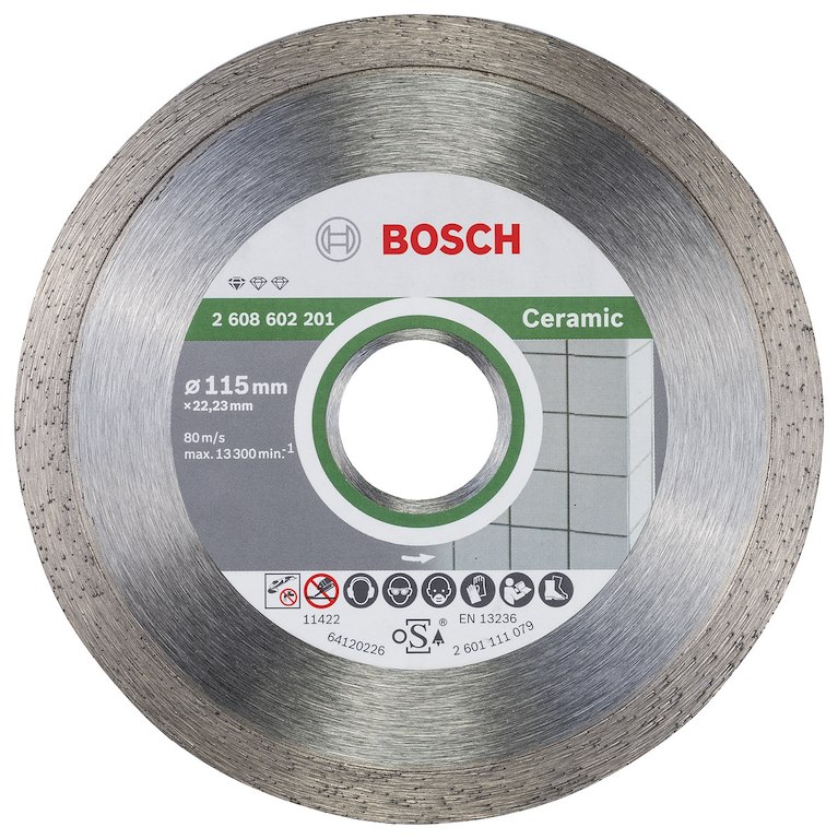 BOSCH dijamantske rezne ploče za keramiku Standard for Ceramic za male ugaone brusilice 2608603231ID: EK000791539