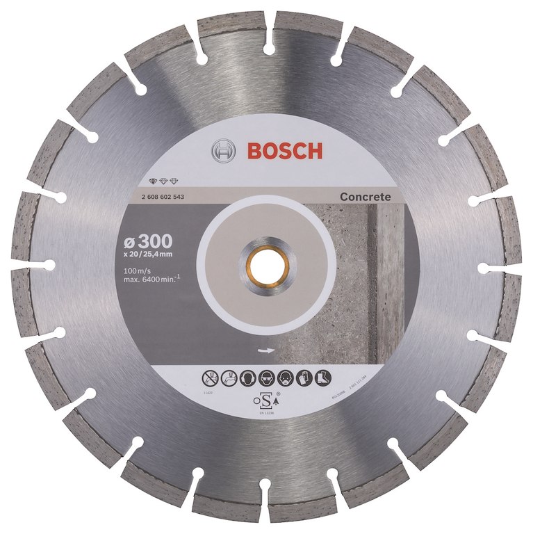 BOSCH dijamantske rezne ploče Standard for Concrete za stone i motorne testere 2608602543ID: EK000791449