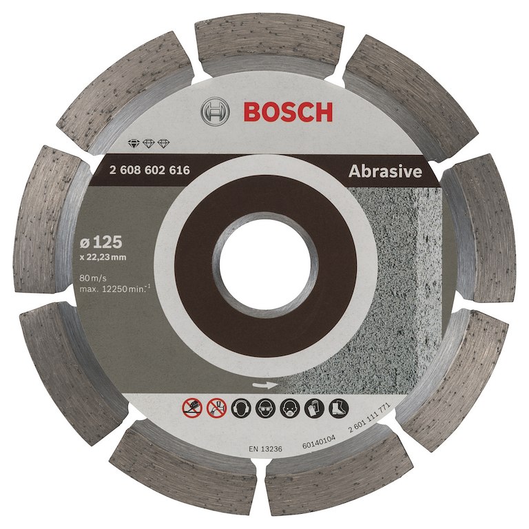 BOSCH dijamantske rezne ploče Standard for Abrasive za male ugaone brusilice 2608602616ID: EK000790704