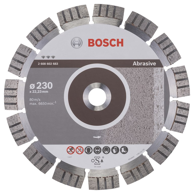 BOSCH dijamantske rezne ploče Best for Abrasive za velike ugaone brusilice 2608602683ID: EK000790960