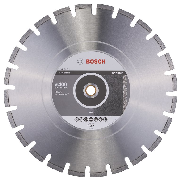 BOSCH dijamantske rezne ploče Standard for Asphalt za motorne testere 2608602626ID: EK000790532
