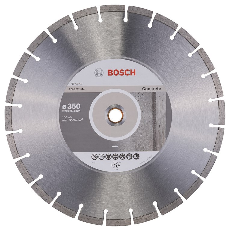 BOSCH dijamantske rezne ploče Standard for Concrete za stone i motorne testere 2608602544ID EK000792590
