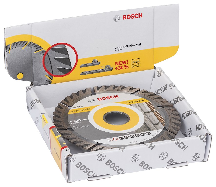 BOSCH dijamantske rezne ploče Standard for Universal za male ugaone brusilice 2608615060ID: EK000792570