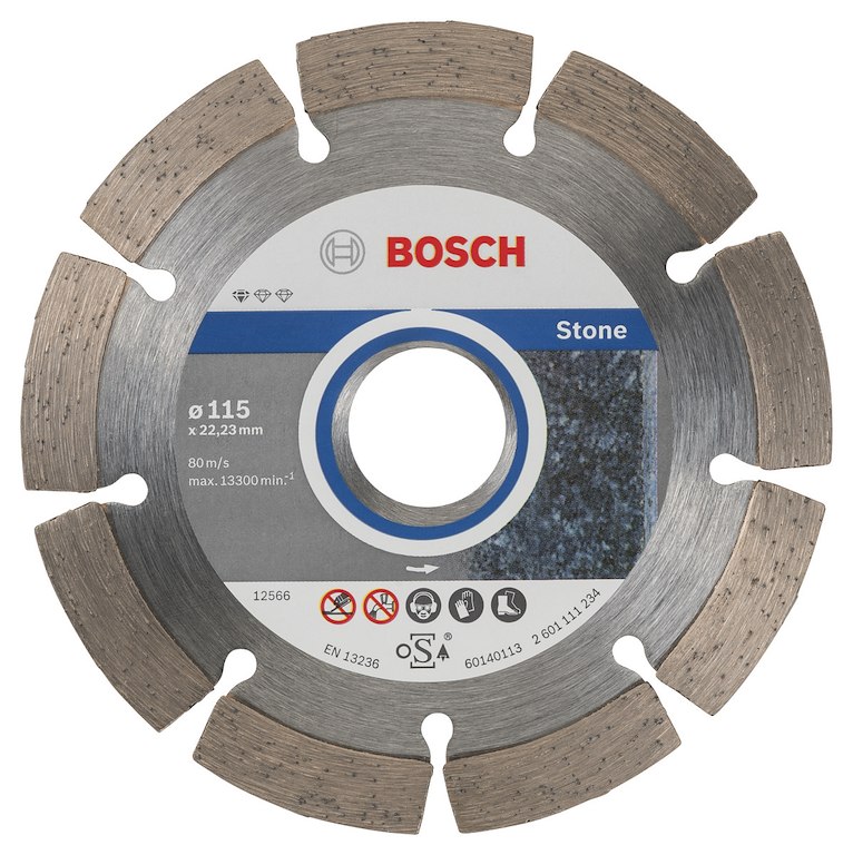 BOSCH dijamantske rezne ploče za kamen Standard for Stone za male ugaone brusilice 2608603235ID EK000792357