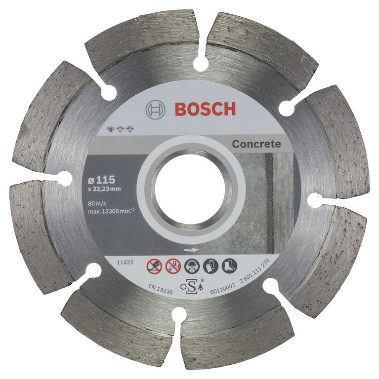 BOSCH dijamantske rezne ploče za beton Standard for Concrete za male ugaone brusilice 2608603239ID: EK000792799