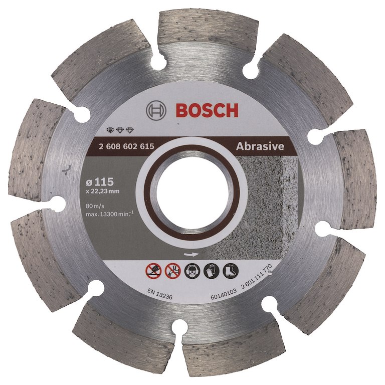 BOSCH dijamantske rezne ploče Standard for Abrasive za male ugaone brusilice 2608602615ID EK000792076