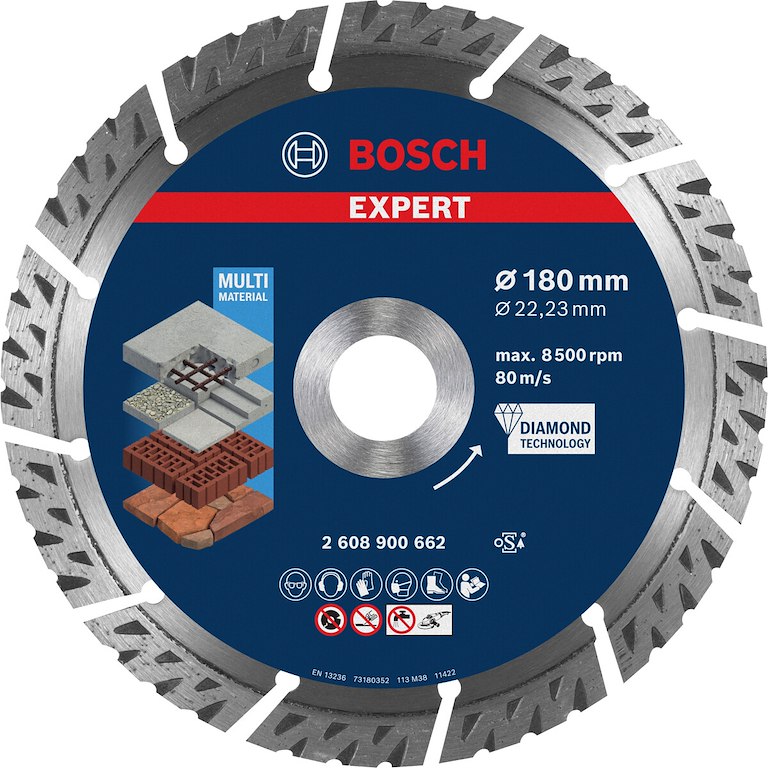 BOSCH dijamantske rezne ploče EXPERT MultiMaterial 2608900662ID EK000792867