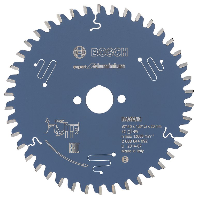 BOSCH Listovi kružne testere za aluminijum Expert for Aluminium za ručne testere 2608644092ID EK000793133