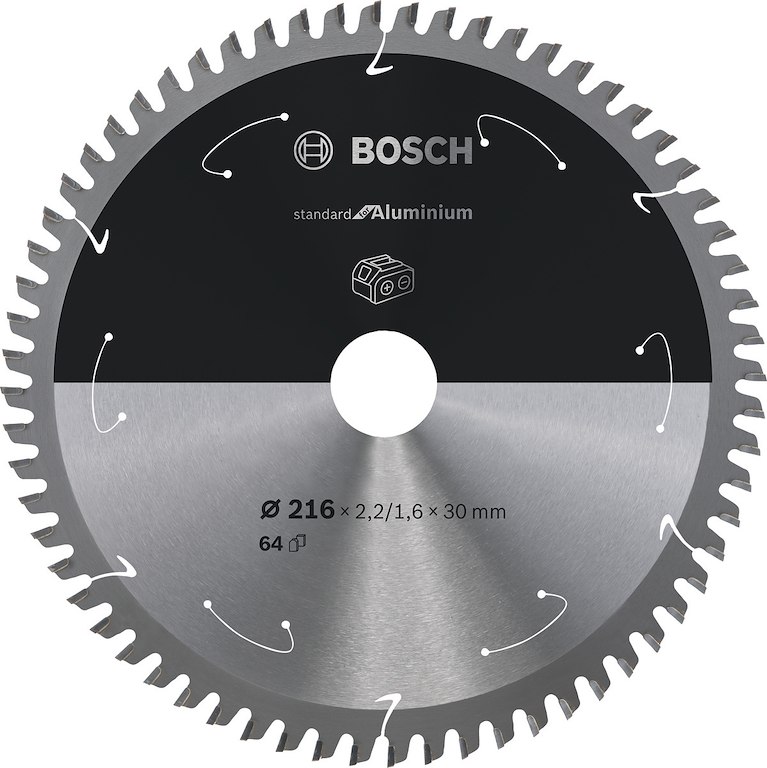 BOSCH Listovi kružne testere za aluminijum Standard for Aluminium za akumulatorske preklopne testere 2608837776ID EK000792743