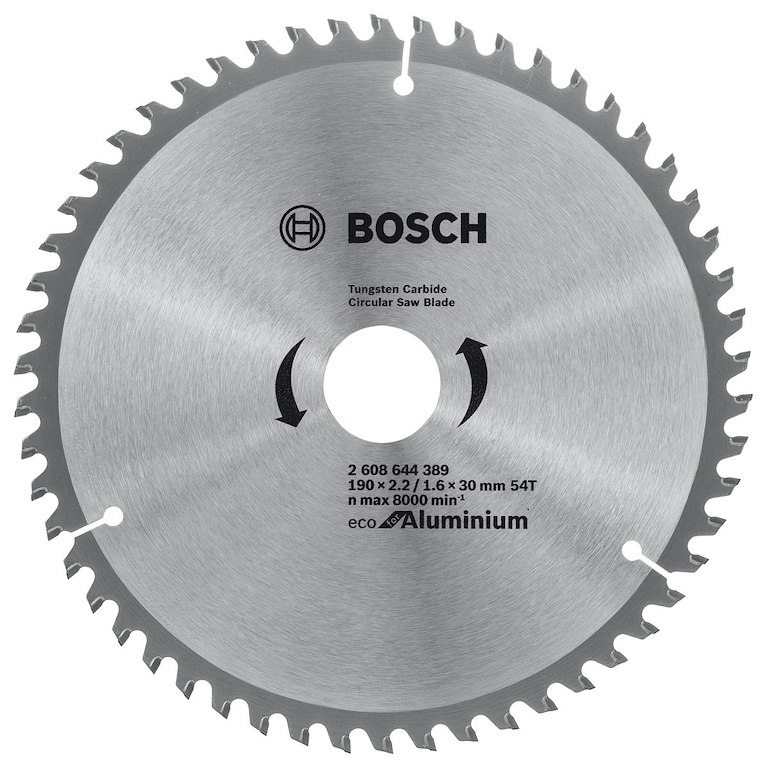 BOSCH Listovi kružne testere za aluminijum Eco for Aluminium za ručne testere 2608644389ID EK000792301
