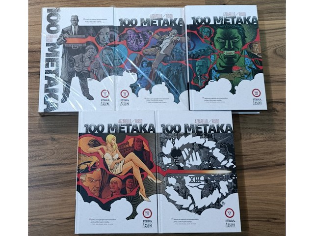100 METAKA  1-5 Eduardo Risso, Brian Azzarello FIBRA