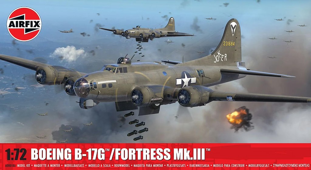 AIRFIX 1/72 Boeing B-17G/Flying Fortress Mk.III
