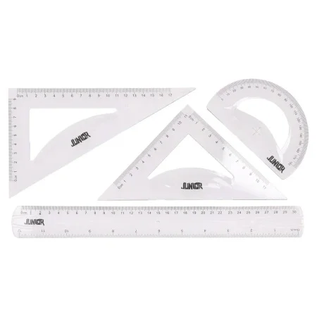 Junior t-square 30 geometrijski set transparentni 4k ( 131486 )