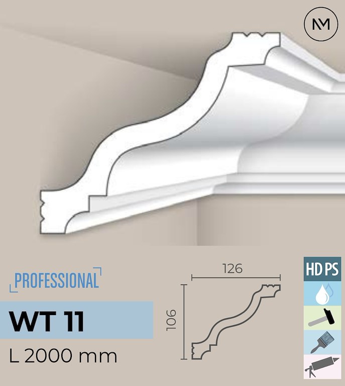 Plafonska lajsna WT 11