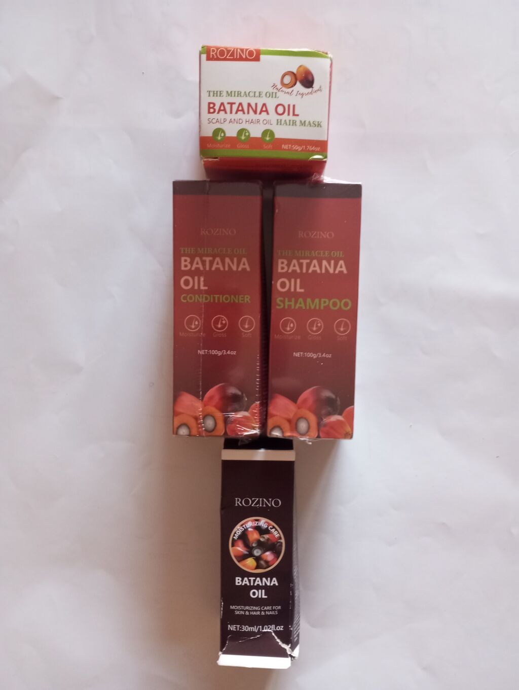 Batana komplet za negu kose – Rozino Batana Oil Sadrži: - Batana Oil