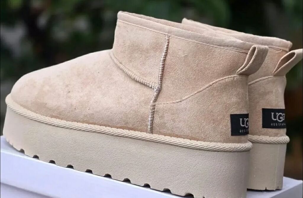 Ugg mini čizme, bоја - Bež, 39