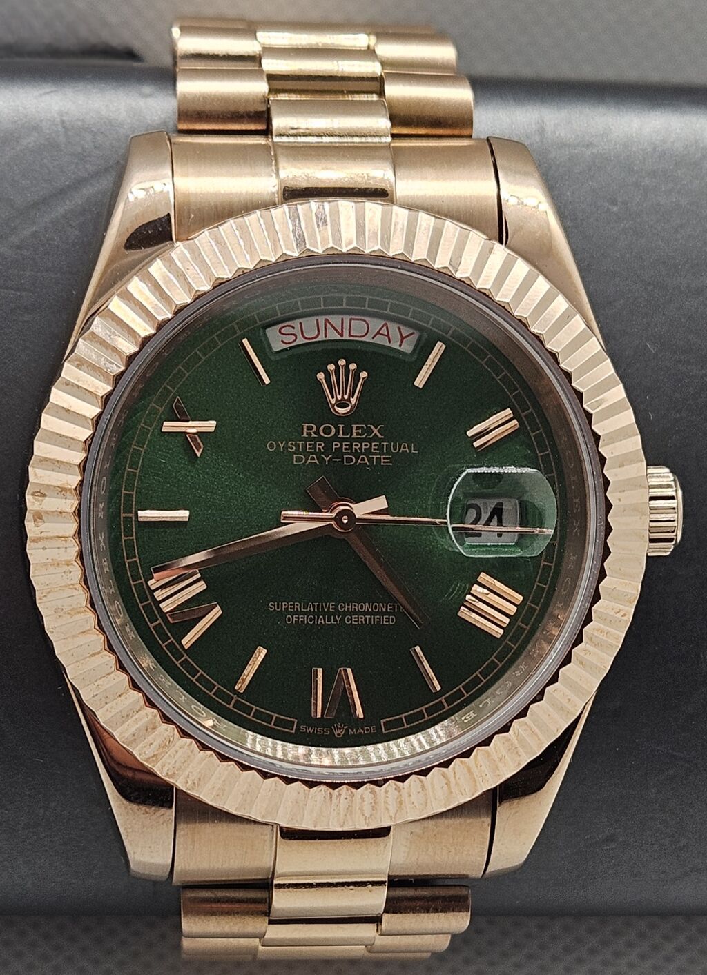 Rolex Day‑Date 41mm - Kućište i narukvica od nerđajućeg čelika 904L
