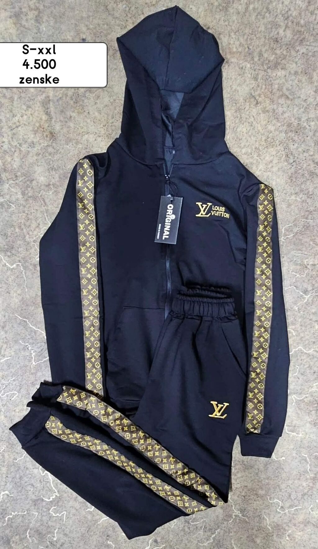 Louis Vuitton, 2XL, Jednobojni, bоја - Crna