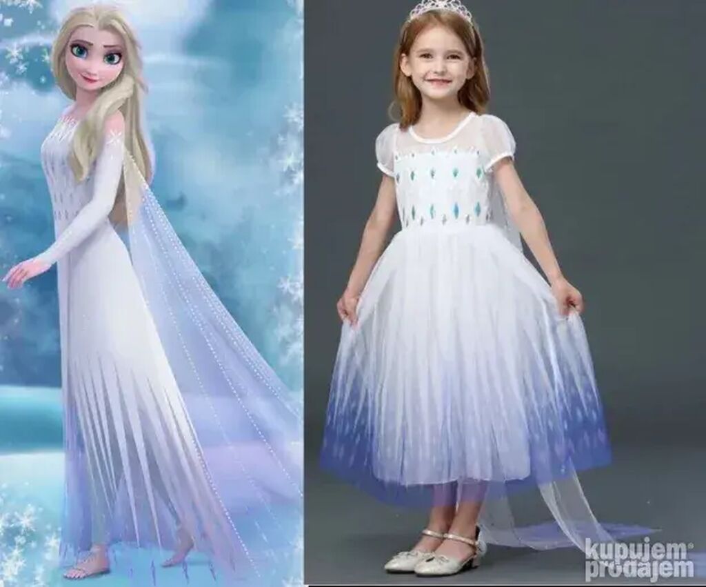 Model BELA 5 FROZEN 2 LEDENO KRALJEVSTVO 2 deo - NOVO Elza Frozen 2