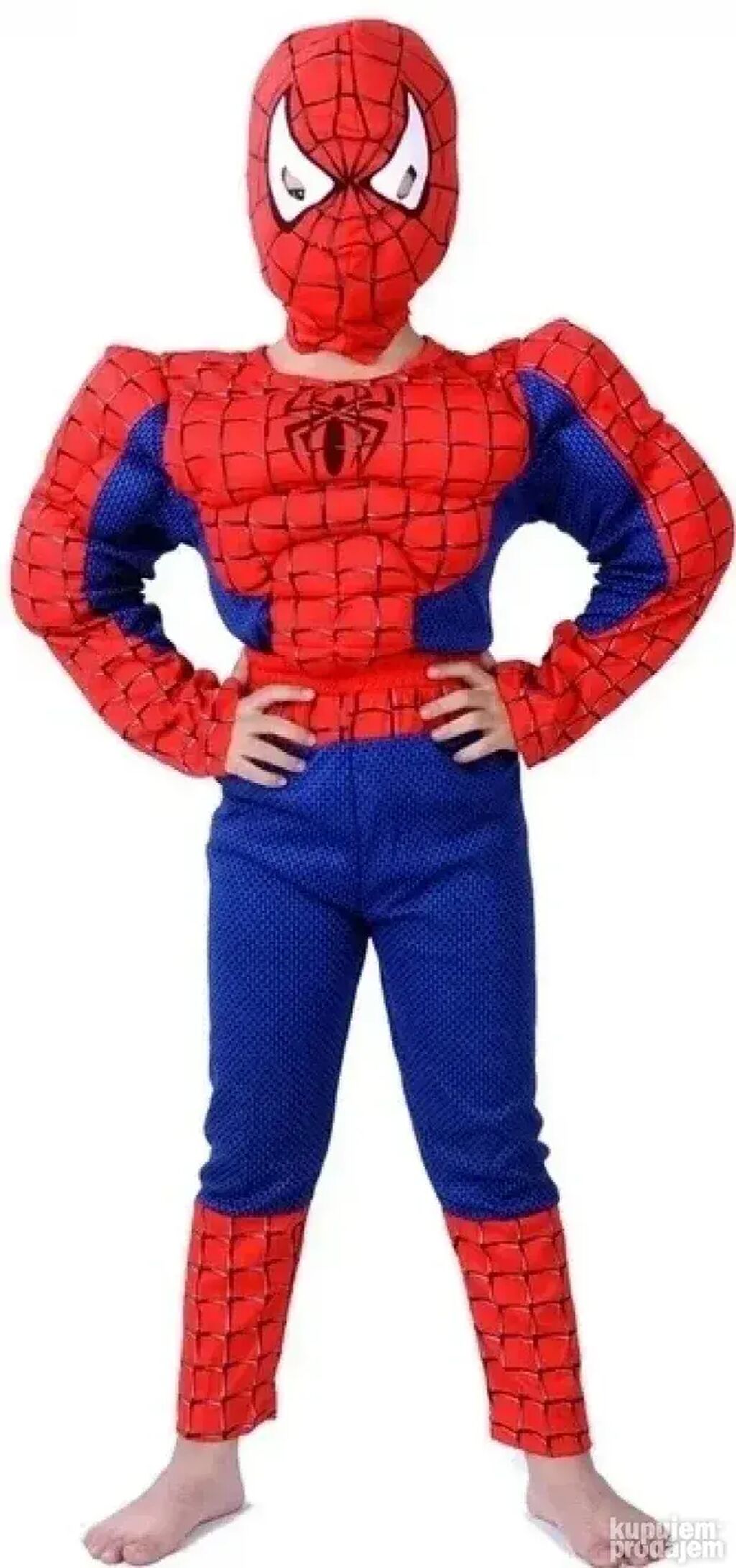 NOVO Kostim za decu kostimi SPIDERMAN (Spajdermen) sa misicima
