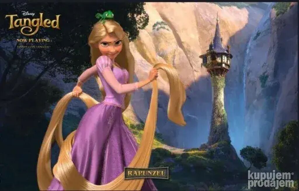 **SUPER AKCIJA** **model 1** **ZLATOKOSA Rapanzel Rapunzel Tangled