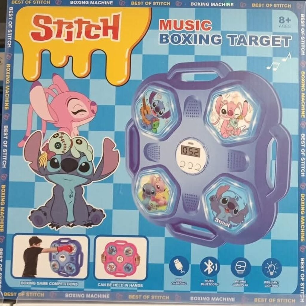 Stitch Muzička Meta za Boks Upoznajte zabavnu muzičku metu za boks sa
