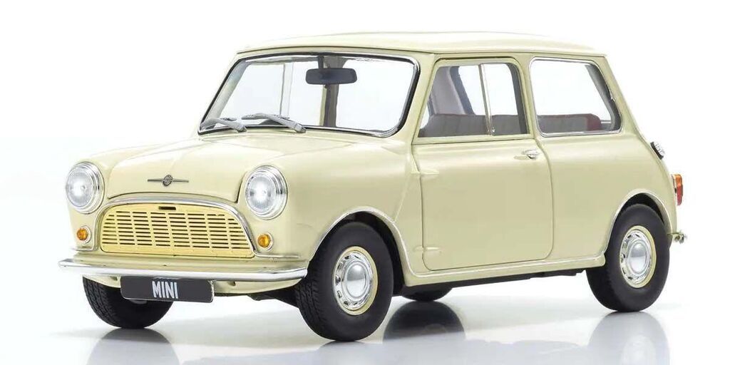 Morris Mini Minor Old English White Kyosho Morris Mini Minor Old