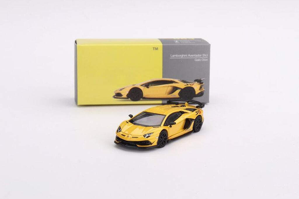   Lamborghini Aventador SVJ — Giallo Orion — 1:64 — Mini GT Mini GT