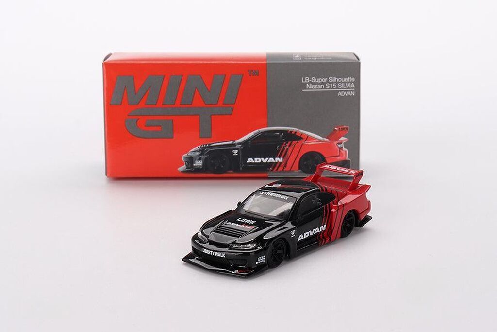    Nissan LB-Super Silhouette S15 Silvia — ADVAN — 1:64 — Mini GT Mini