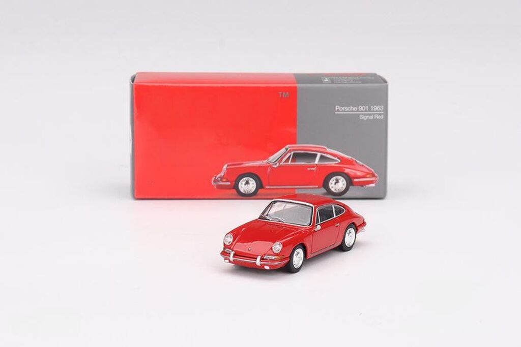    Porsche 901 — 1963 — Signal Red — 1:64 — Mini GT Mini GT Porsche