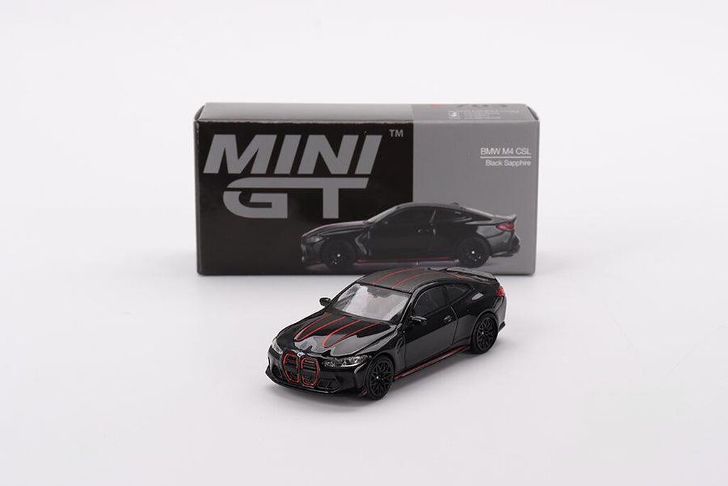 ⚫ BMW M4 CSL — Black Sapphire — 1:64 — Mini GT Mini GT BMW M4 CSL u