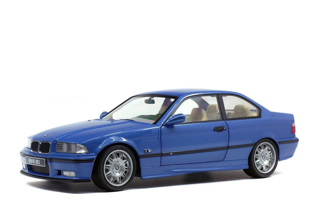 BMW E36 Coupé M3 – 1990 – Bleu Estoril – 1:18 – Solido Solido BMW