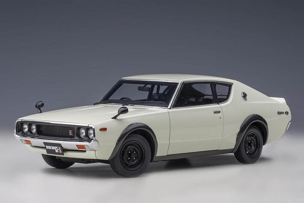   Nissan Skyline 2000 GT-R (KPGC110) – 1973 – White – 1:18 – Autoart