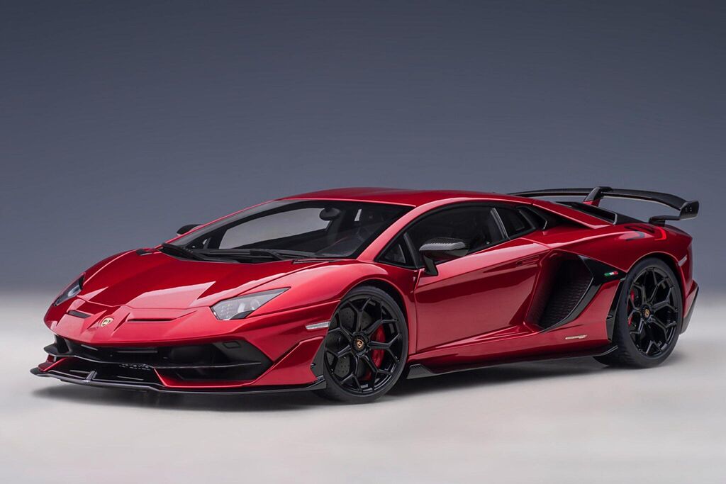    Lamborghini Aventador SVJ – 2018 – Rosso Efesto Metallic – 1:18 –