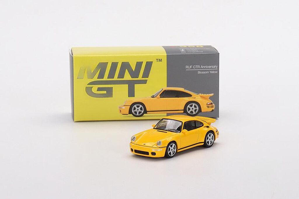    RUF CTR Anniversary – Blossom Yellow – 1:64 – Mini GT Detaljan