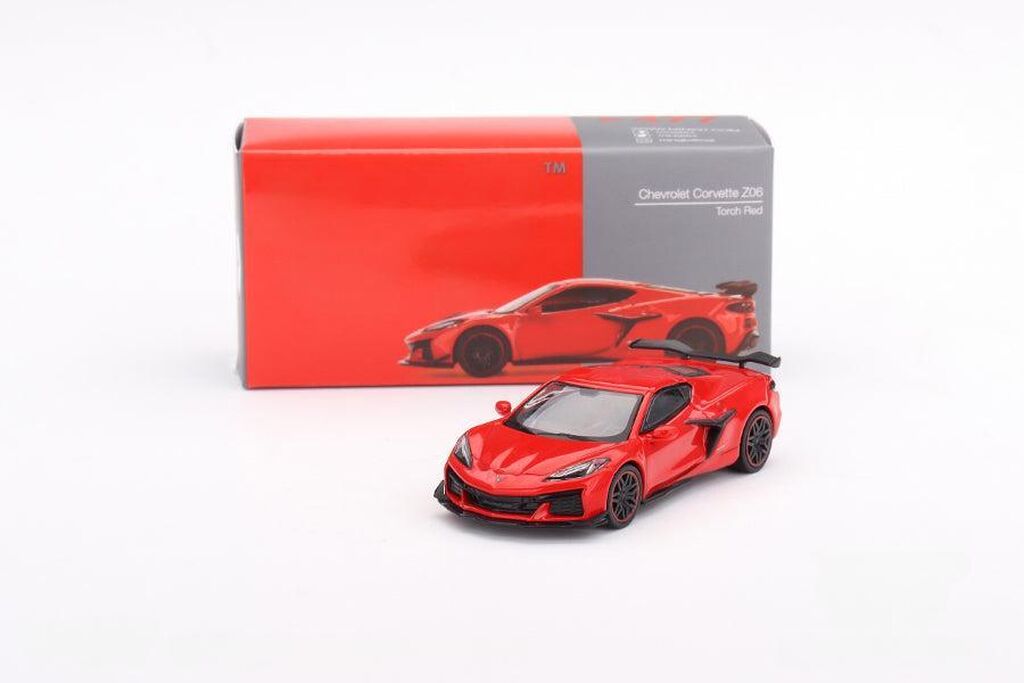 Chevrolet Corvette¯Z06¯2023 – Torch Red – Mini¯GT 1:64 MiniGT