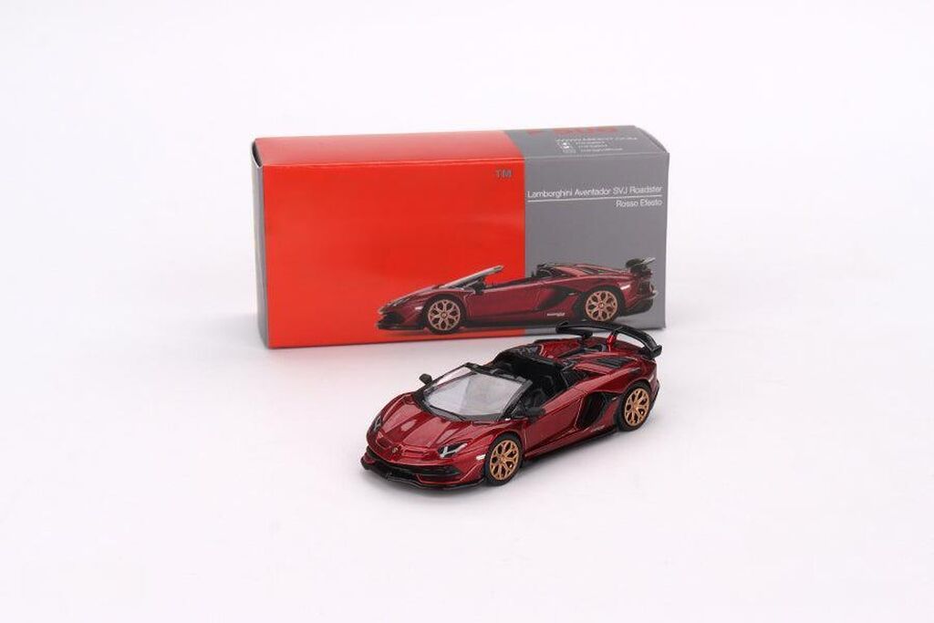 Lamborghini Aventador SVJ Roadster Rosso Efesto – MiniGT 1/64