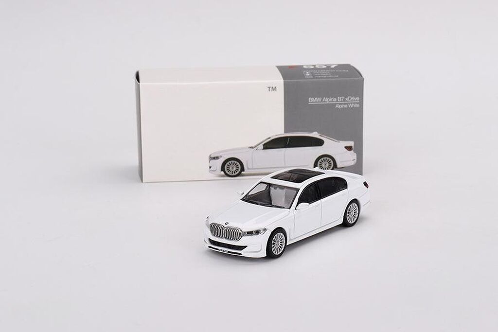    BMW Alpina B7 xDrive Alpine White – MiniGT 1:64 MiniGT BMW Alpina