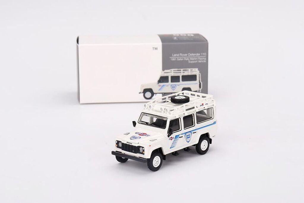    Land Rover Defender 110 Safari Rally – MiniGT 1:64 MiniGT Land