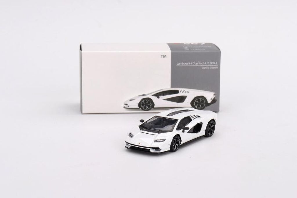    Lamborghini Countach LPI 800-4 Bianco Siderale – MiniGT 1:64 MiniGT