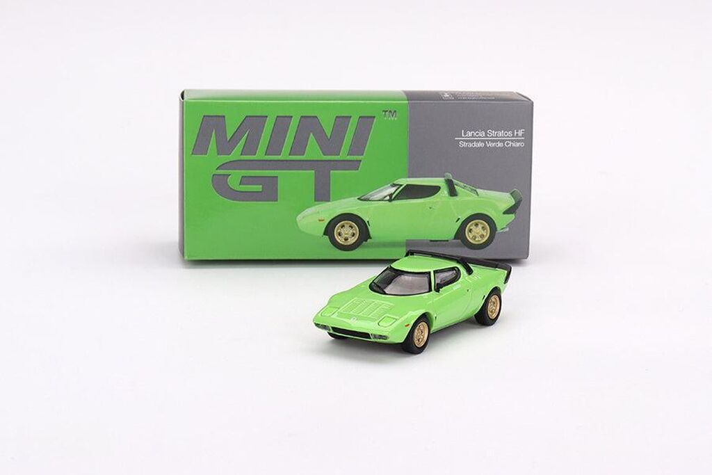   ️ Lancia Stratos HF Stradale Verde Chiaro – MiniGT 1:64 MiniGT