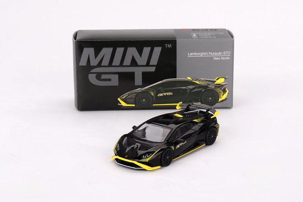   ️ Lamborghini Huracán STO Nero Noctis – MiniGT 1:64 MiniGT